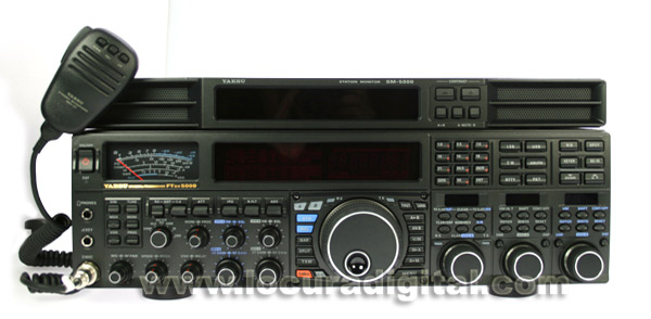 Images YAESU FT-5000 MP DX 200 W HF / 50 MHz. The most complete range. Includes: SM-5000 Station ...