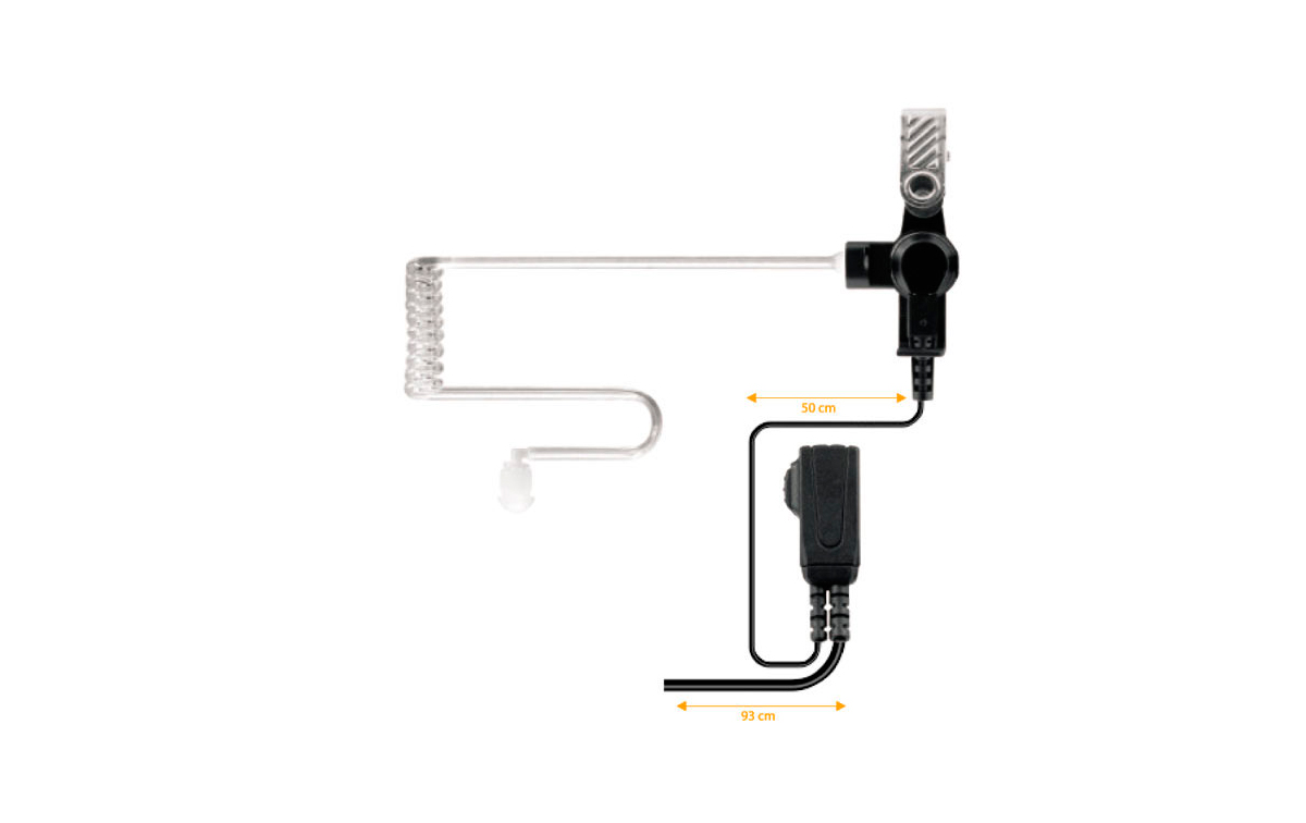 PIN39TPH700 NAUZER Tubular Micro-Headset for MATRA EADS JUPITER TPH700
