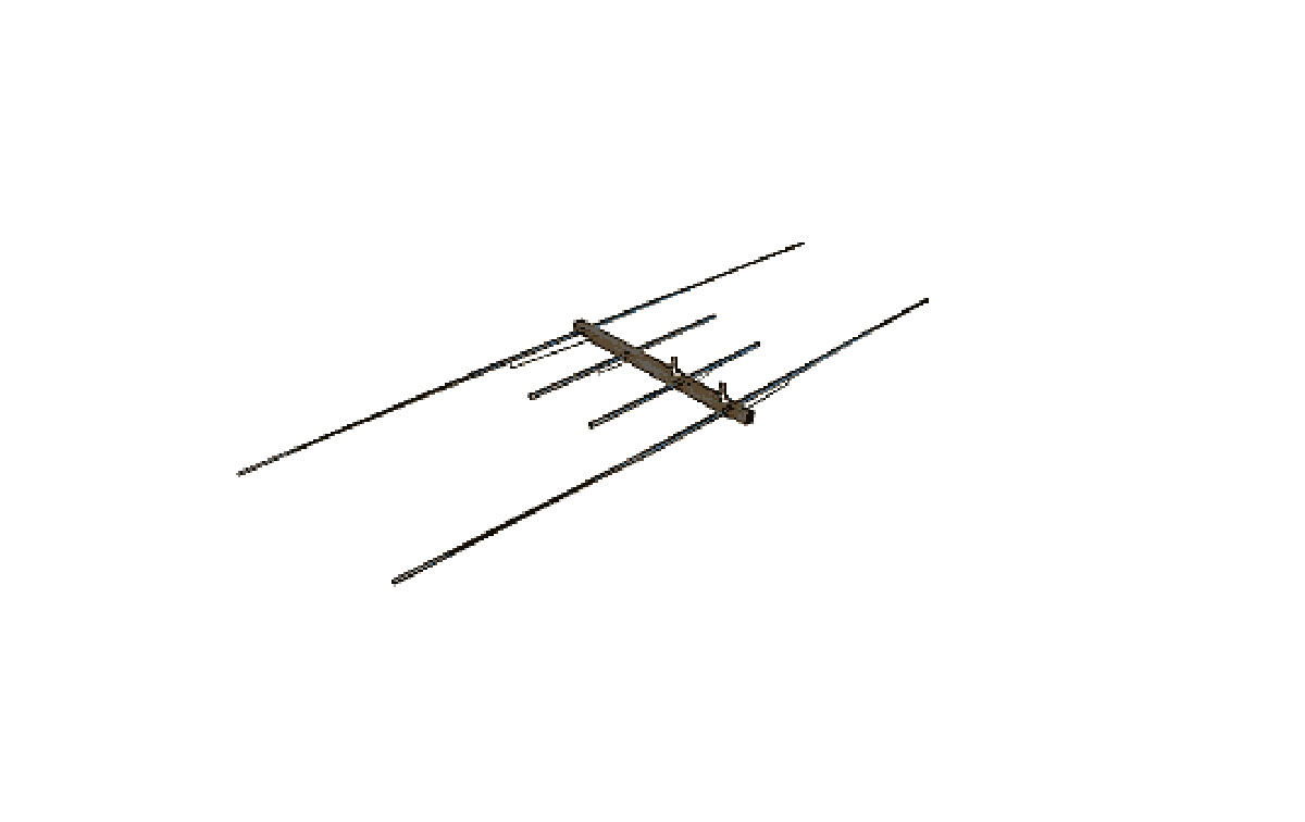 ANTENA HB9CV hand BIBAND 144 / 430MHz BNC connectors