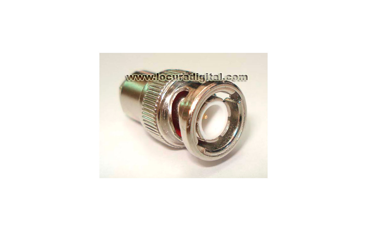 CON1408 Conector BNC MACHO para RG-59 y RG-62