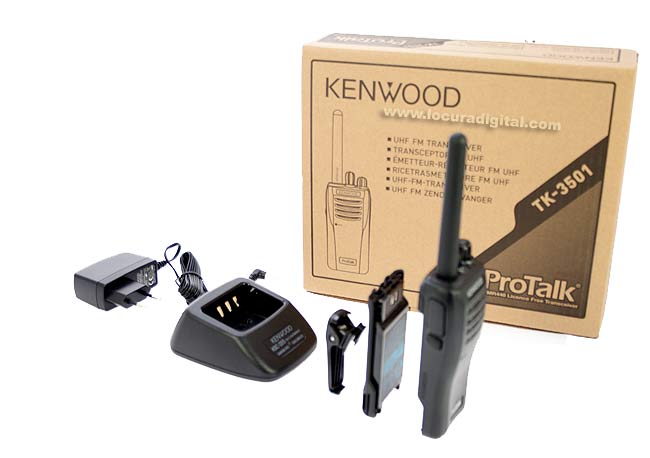 Kenwood TK-3501 Walkie PMR446 Analogique CADEAU PINGANILLO)