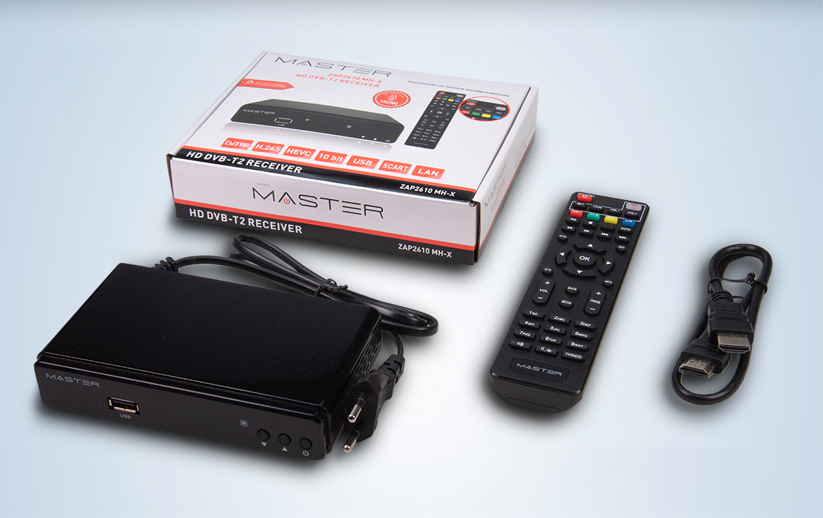 Tuner numérique Full HD Master ZAP2610ND-L pour regarder la t&e...