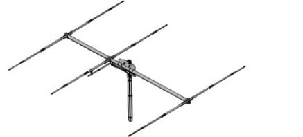 SIRIO SY27-3. Antena CB Direcitva YAGI de 3 elementos para CB