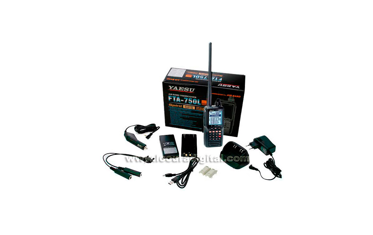 FTA750L YAESU Transceptor 108-136 MHz banda Aérea