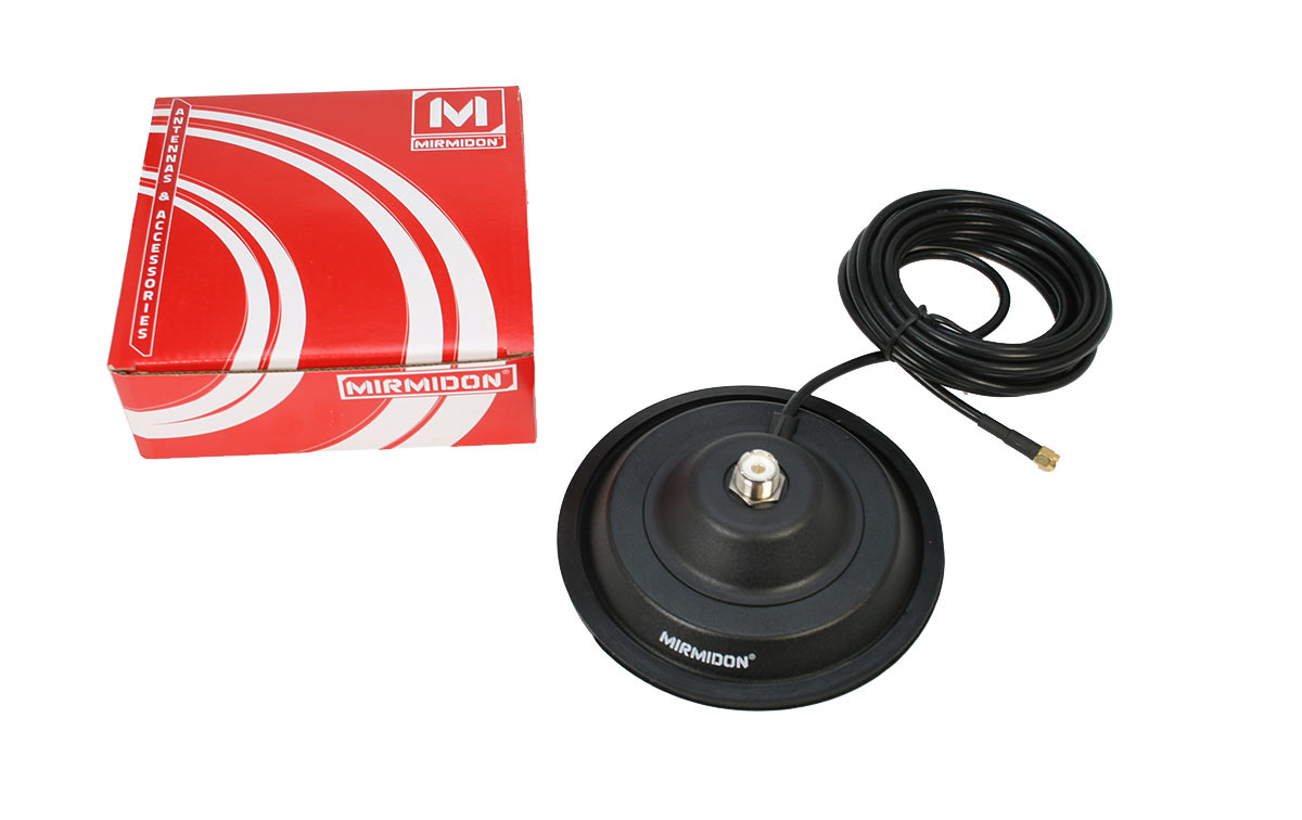 MIRMIDON BM-150 SMA Base magnética 15 cm. Conector cable SMA ma...