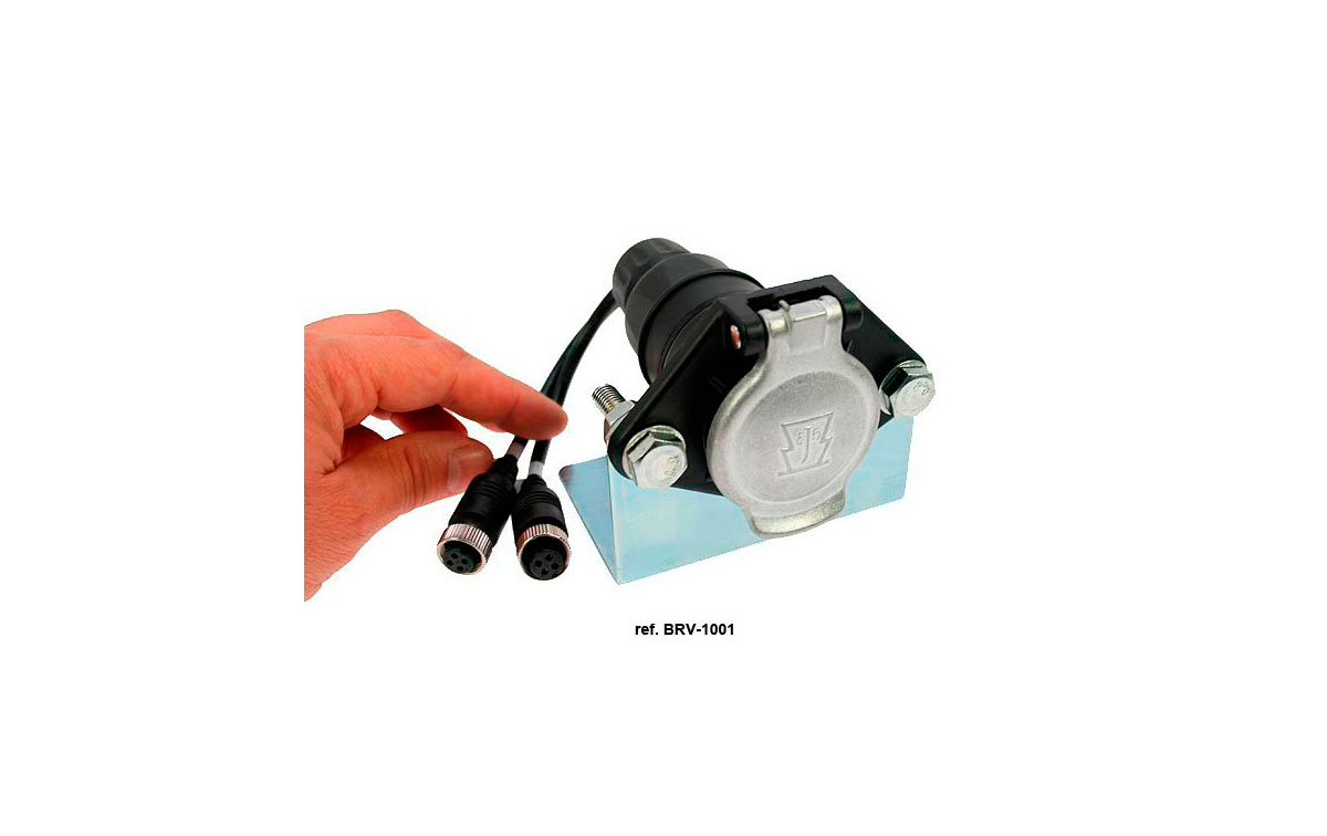 BRV-1001 CONNECTOR WITH SPECIAL SUPPORT FOR VALID FOR TRACTOR TRAILERS