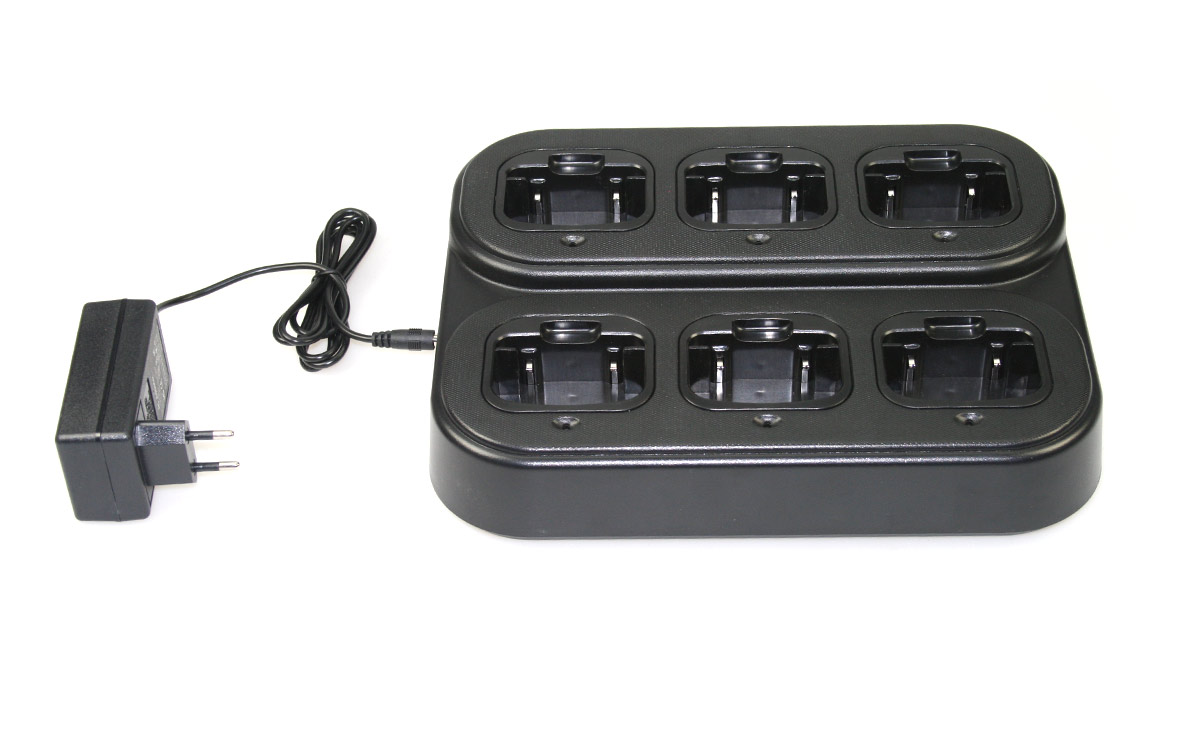 TYT CHARX6MD390 Chargeur multiple 6 unités walkies MD-390 et MD...