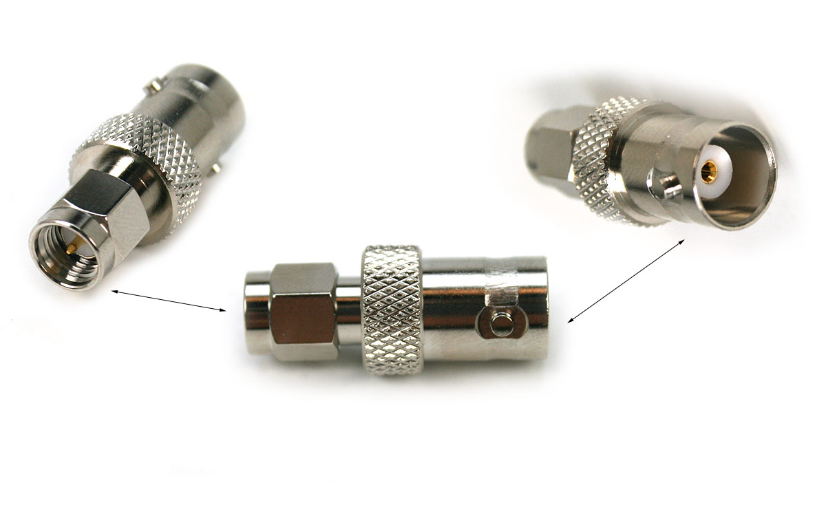 Connecteur d'adaptateur CN 3 SMA vers BNC