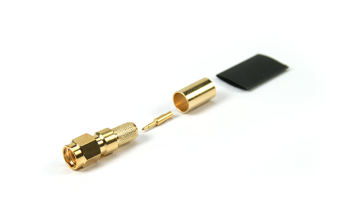 M&P C.SMA.HYF5M-CR SMA male connector to crimp cable diameter ...