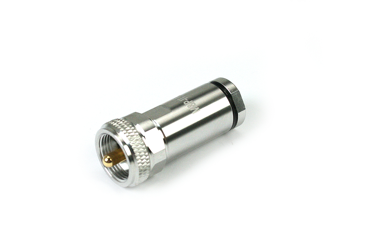 M&P CO-UHF7-MS Male PL connector for 7.3 mm diameter cable