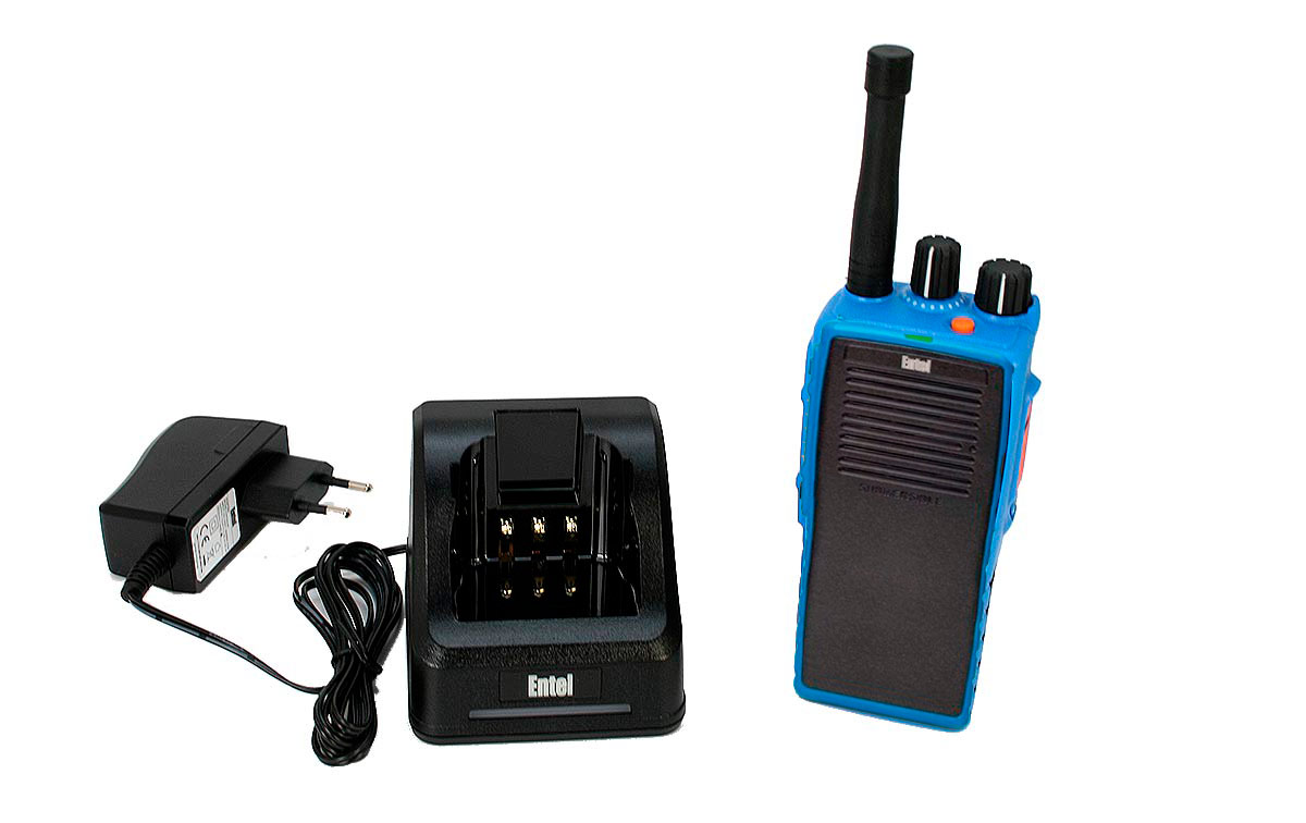 DT-952 ENTEL Walkie Talkie PMR-446 Digital - Analog Free Use ATEX