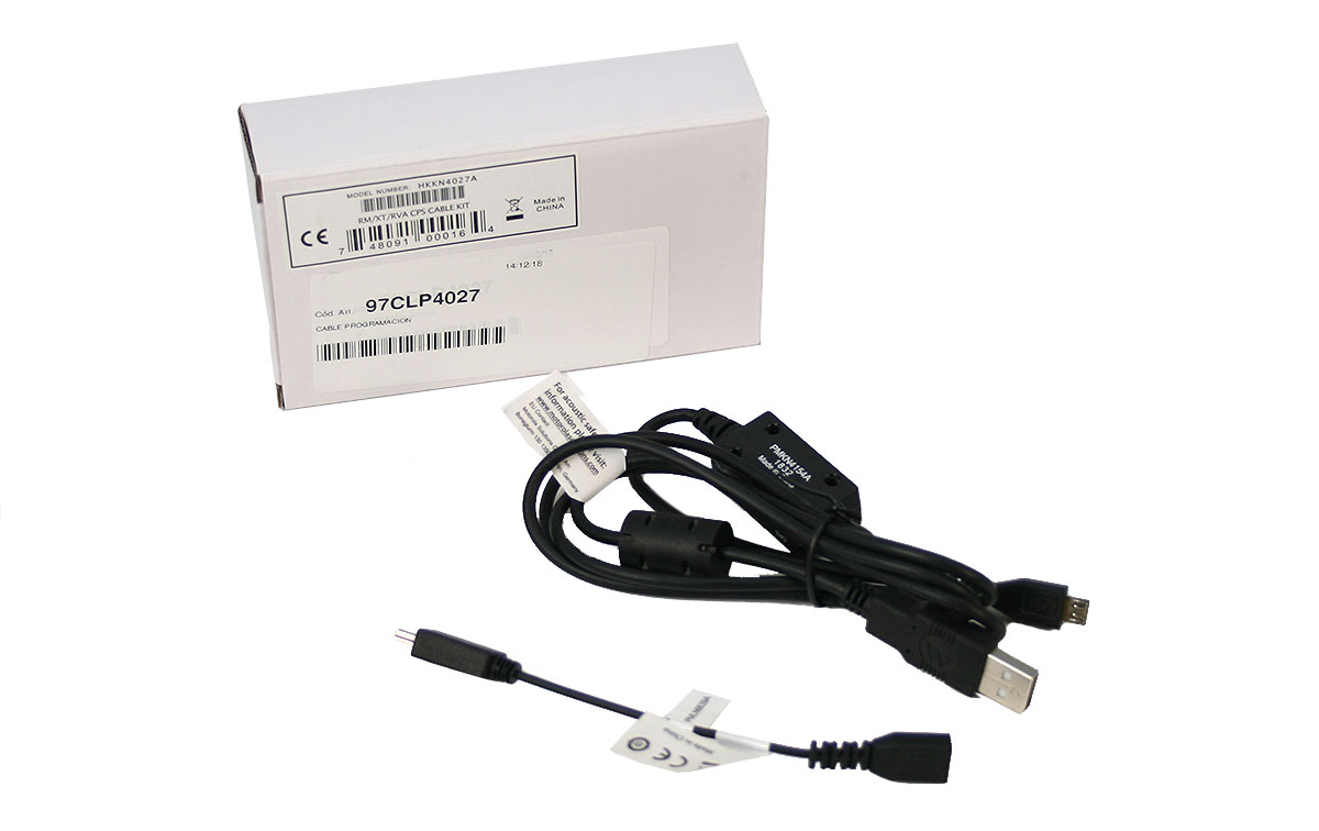 HKKN4027 MOTOROLA programming cable CLP446-CLR446 XT420/460/660