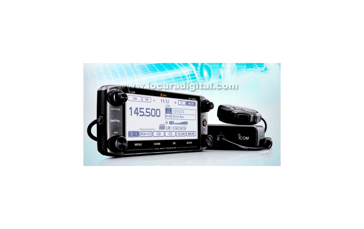 ICOM ID-5100E MOBILE STATION VHF 144 DOUBLE / UHF 430 MHz.