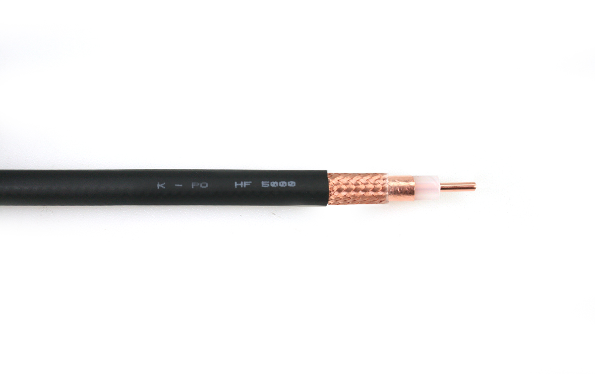 KPO HF-5000 Coaxial Cable low loss diameter 10.20 mm live solid