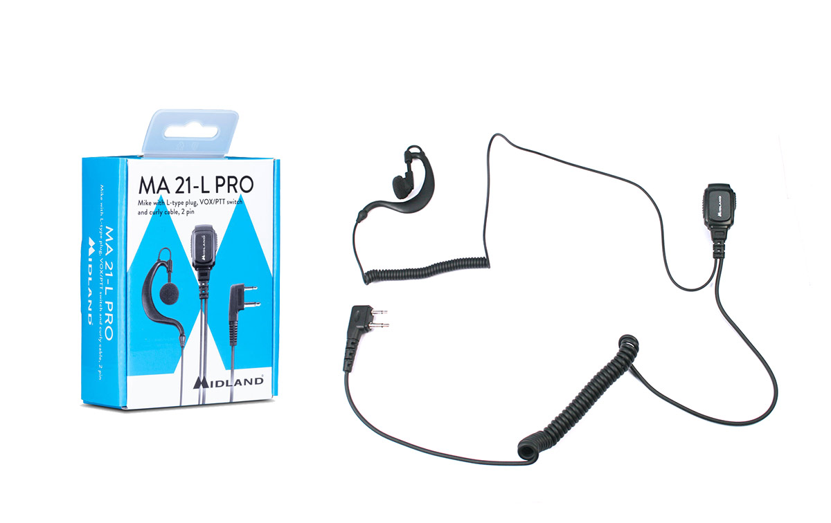 MA21-L PRO MIDLAND Micro-auricular pinganillo walkies G7 PRO, G9 PRO