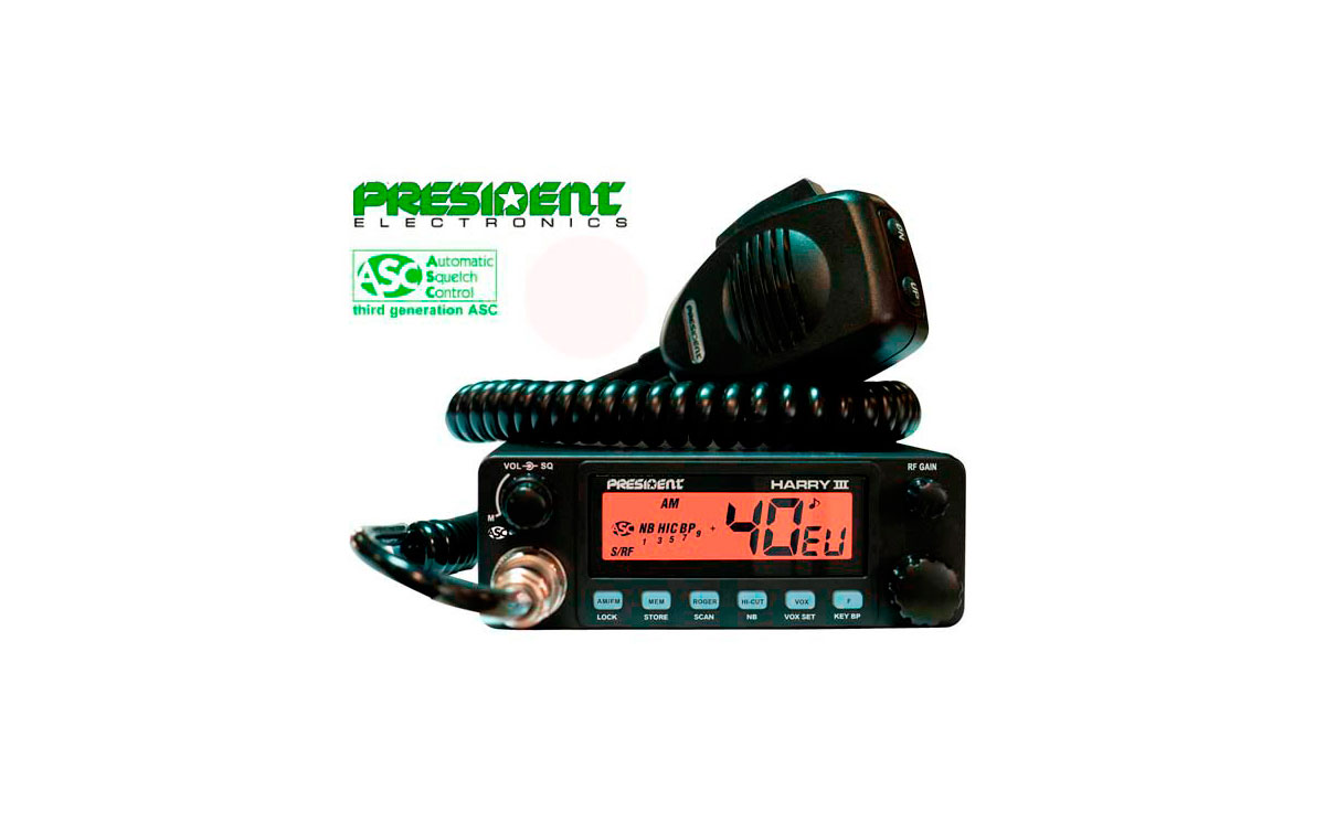 PRESIDENT HARRY III ASC EMISORA TAÑAMO PEQUEÑO DE BAND...