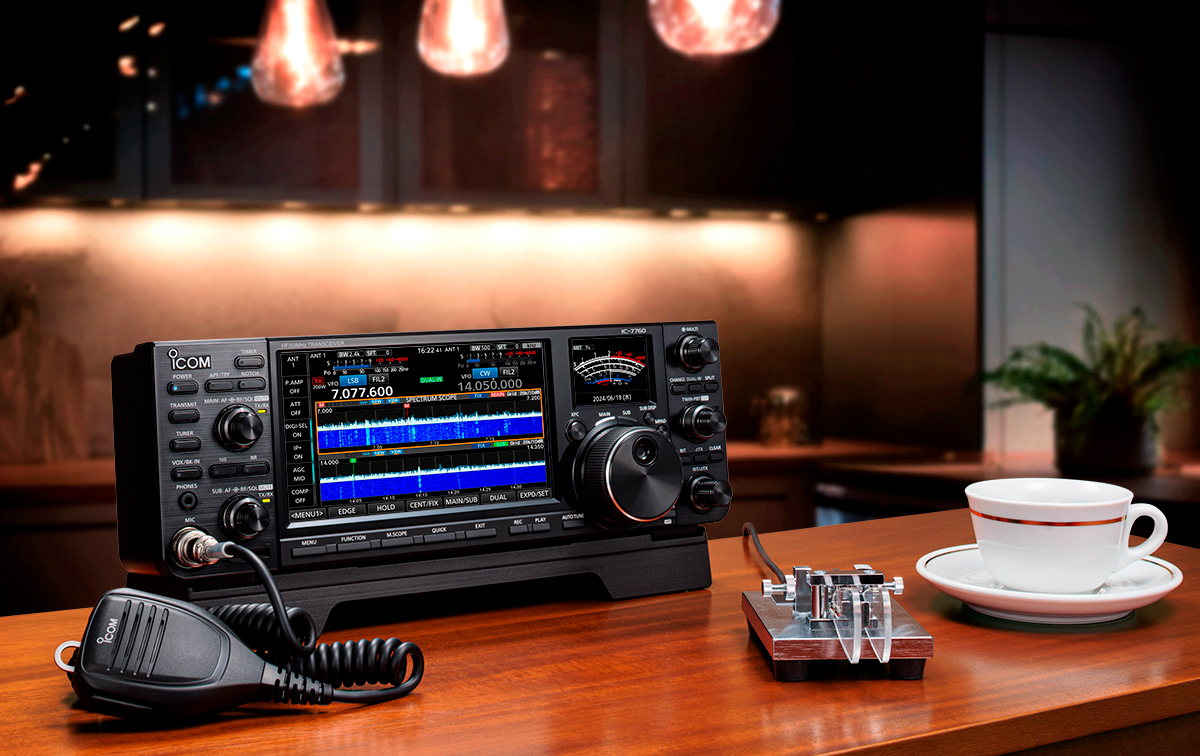 ICOM IC-7760: HF/50MHz All Mode Transceiver with advanced SDR technolo...
