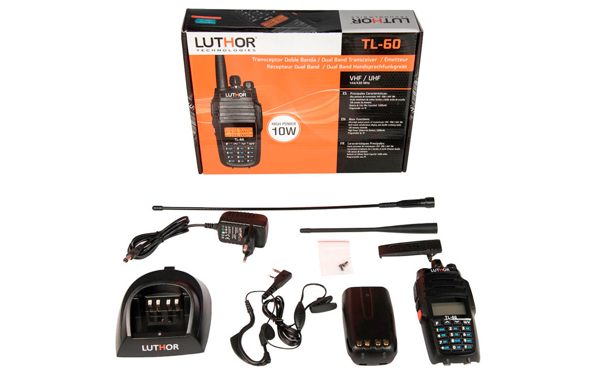 Luthor TL-60 VHF 144/146 Dual Band Talkie-430/440 UHF 10 watts