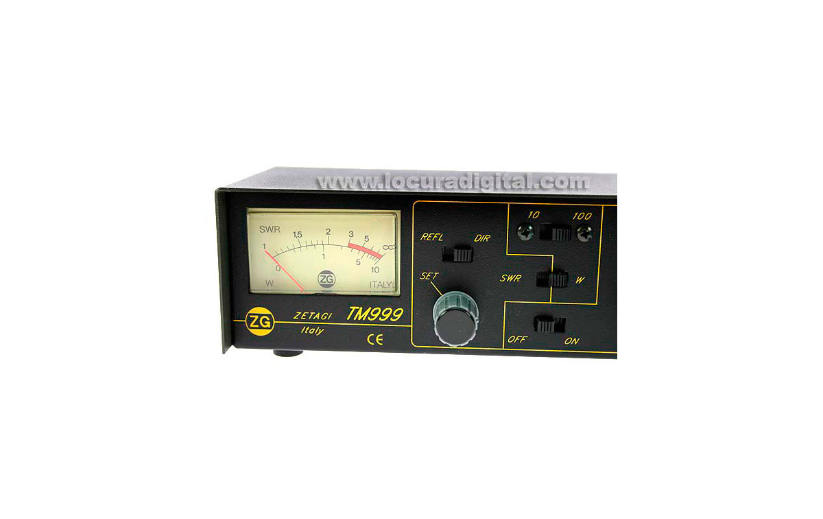 TM999 ZETAGI transmatch (antenna tuner) + gauge of 26 to 28 Mhz.