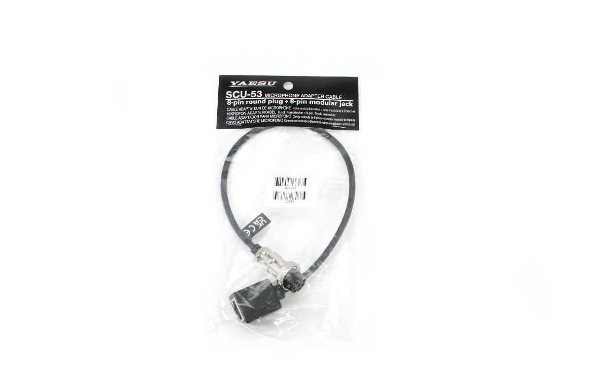YAESU SCU-53 Cable adaptador de RJ45 A 8 pins redondo