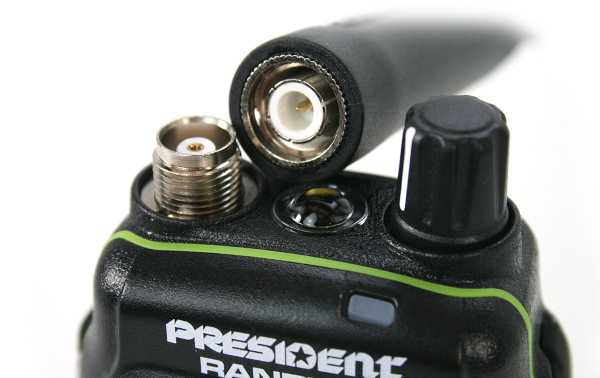 ACMR401 PRESIDENT Tactical antenna CB 27 Mhz for walkies TNC connector