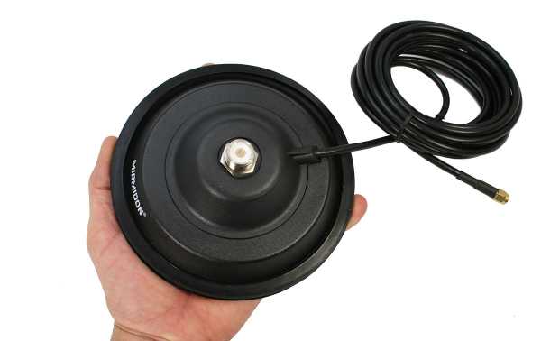 MIRMIDON BM-150 SMA Base magnética 15 cm. Conector cable SMA ma...