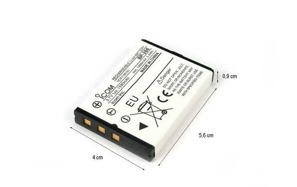 BP-266 ICOM Original battery LITHIUM 3.7v, 1,590 mAh for walkie IC-M33
