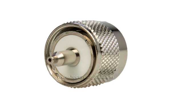 CON1315 Conector PL-259 Macho de CRIMPAR para RG-58