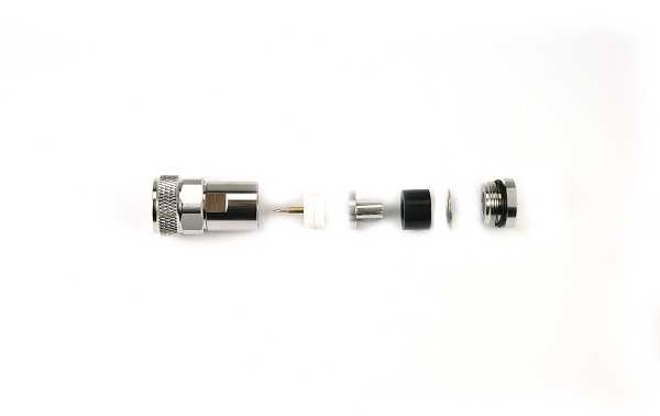 M &P CON7-M-S Conector N macho para soldar cable diametro 7,3 mm