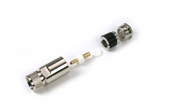 M &P CON-UHF-13- MSL Male PL connector cable diameter 12.7mm