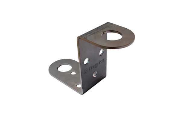 TAGRA C004463T Z-type double curved antenna support. Stainless steel