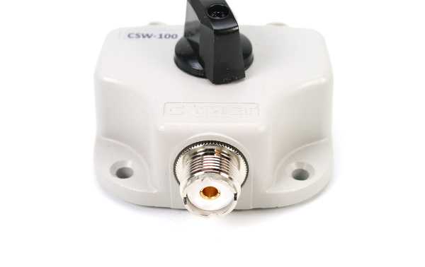 COMET CSW-100 Conmutador PL Hembra para 2 antenas de alta calidad