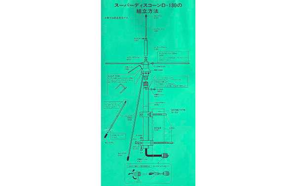 Diamond D-130J antena scanner 25-1300 Mhz conector PL hembra sin cable