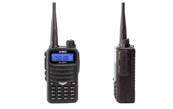 ALINCO DJ-CRX-7 Walkie Talkie Biband VHF/UHF 144-440 Mhz