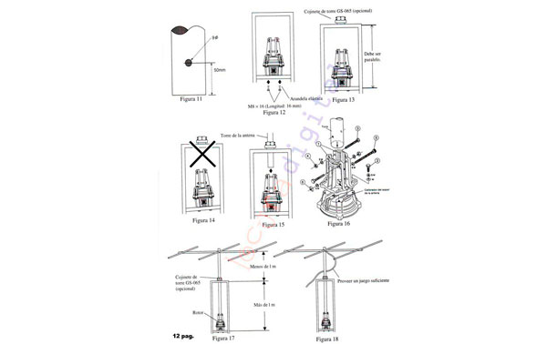 YAESU G 450 CDC Rotor Azimuthal Turret Torque 600kg / cm