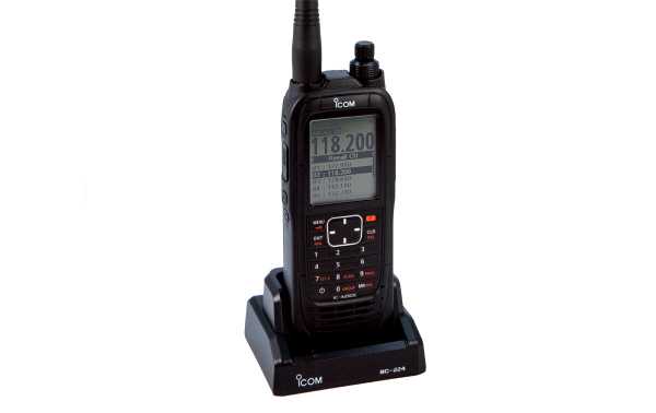 ICOM IC-A25CE VHF Handheld Aviation Radio with GPS and Bluetooth