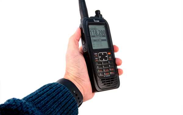 ICOM IC-A25CE VHF Handheld Aviation Radio with GPS and Bluetooth