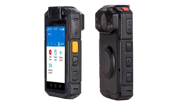 I-10 bodycam INRICO. Walkie 4G LTE POC with front camera and rear came...