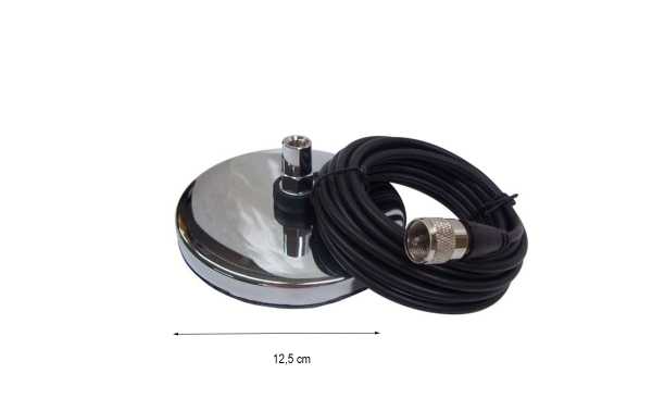 PROCOMM JBC-115 Magnetic Base 12.5 cm 4.5 m cable RG-58 + PL259