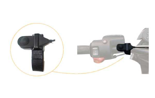 NAUZER KIM-6655-M Kit for motorcycle helmet walkies MOTOROLA, COBRA, Y...