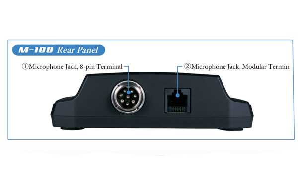YAESU M-100 Micrófono de sobremesa para emisoras YAESU