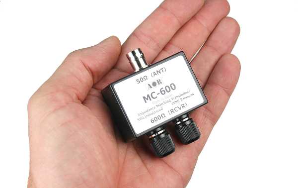 AOR MC-600 50 Ohm to 600 Ohm Antenna Impedance Adapter