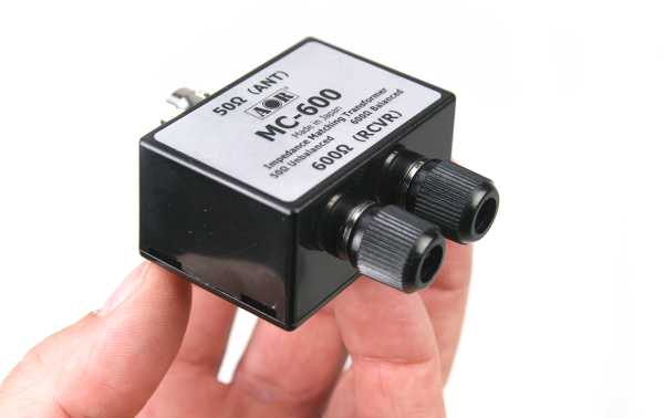 AOR MC-600 50 Ohm to 600 Ohm Antenna Impedance Adapter