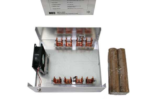 MFJ MFJ-265 2500W DRY DUMMY LOAD, FAN COOLED