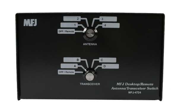 Commutateur d'antenne MFJ-4724 pour 4 antennes et 4 éme...