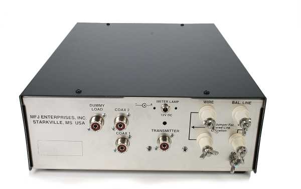 MFJ986 Manual coupler power 1.5 KW, coverage 1.8-30 MHz