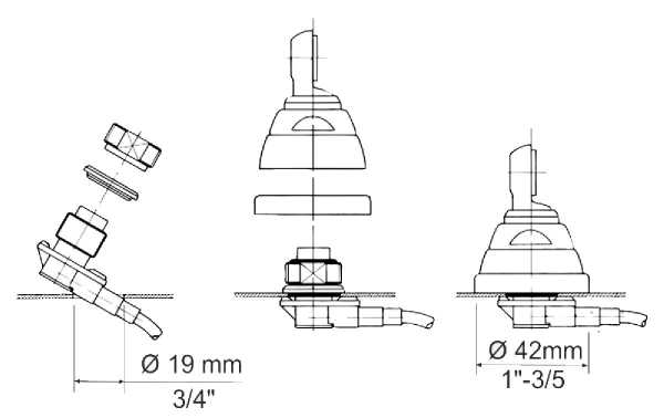 SIRIO MGA55-550 S (MGA 75) 1/4 wave antenna 55 to 550 Mhz moth type