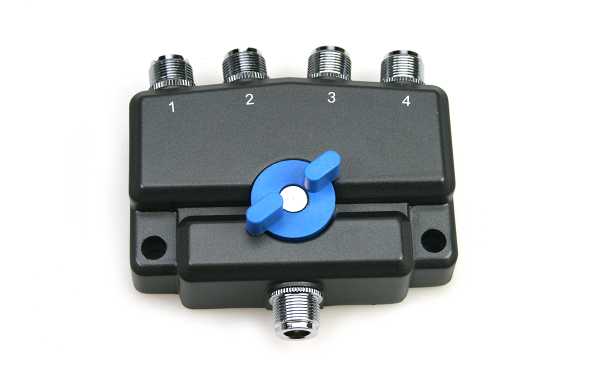 MIRC04COMBO 4-position switch: 2 PL connectors + 2 N connectors