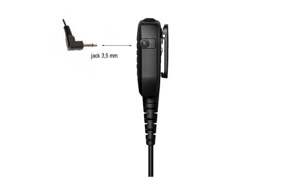 MOTOROLA PMMN4131 Impres RM730 microspeaker, IP68, 3.5mm jack