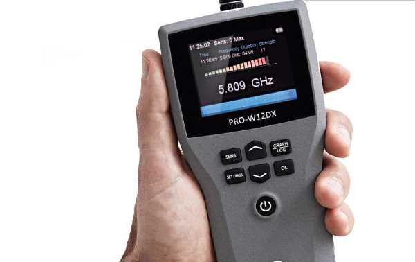 PRO-W12DX DIGITAL Professional detector 0 -12 GHZ